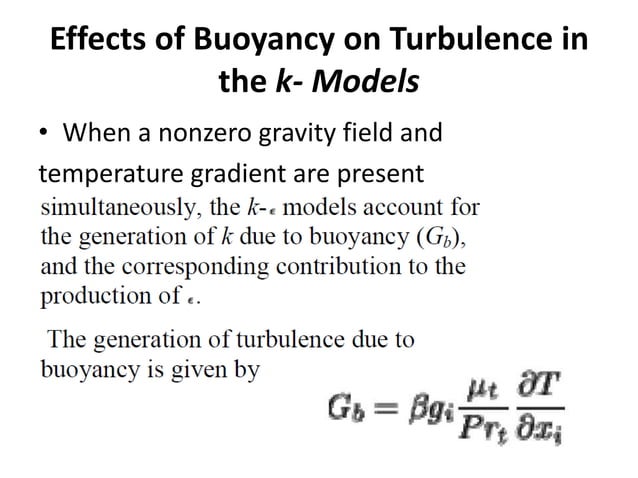 k-epsilon Model | PPT