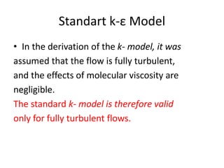 k-epsilon Model | PPT
