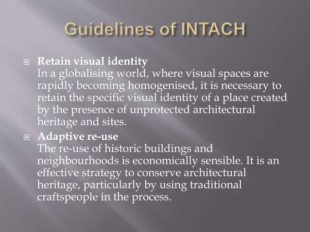 Intach( Indian National Trust for Art,Culture and Heritage) | PPTX