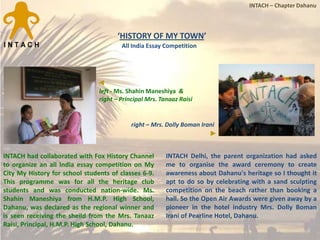 INTACH, Dahanu | PPS | Geography | Science