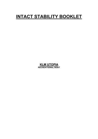 INTACT STABILITY BOOKLET | PDF