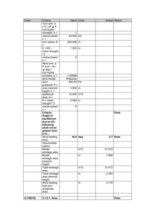 INTACT STABILITY BOOKLET | PDF