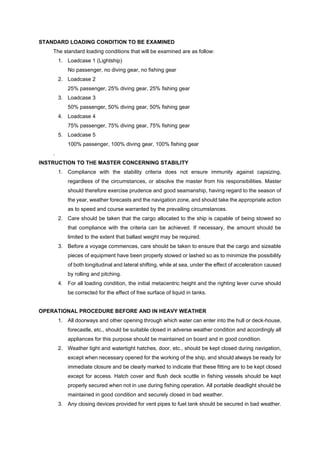 INTACT STABILITY BOOKLET | PDF