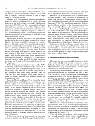 Intake plenum Volume | PDF