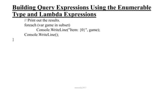 Intake 37 linq2 | PDF | Databases | Computer Software and Applications