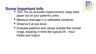 Intake and output charting in nursing care | PPTX