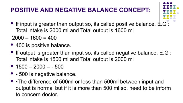 Intake and output charting in nursing care | PPTX