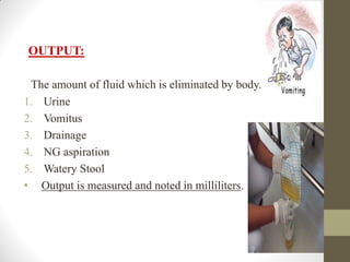 Intake and output class of year one student final 2 | PDF