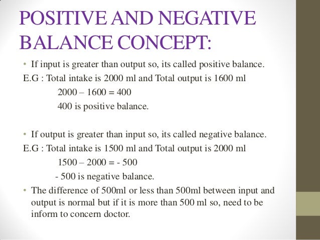 Intake and output class of year one student final 2