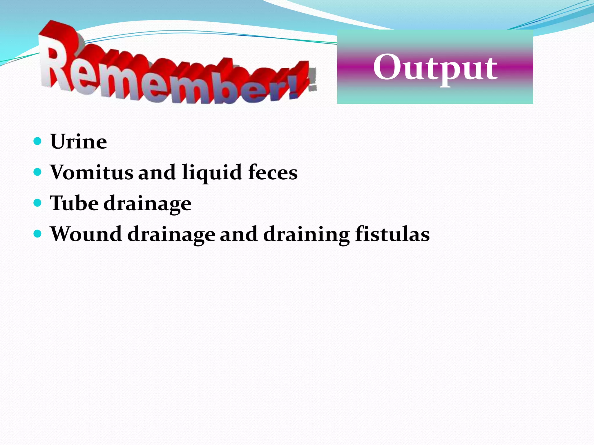 Intake & output measurement | PPTX