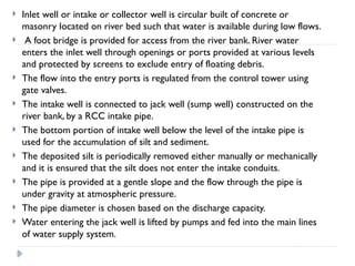 Intake Structure - Canal, Reservoir, River | PPTX