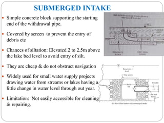 Intake structures | PPTX