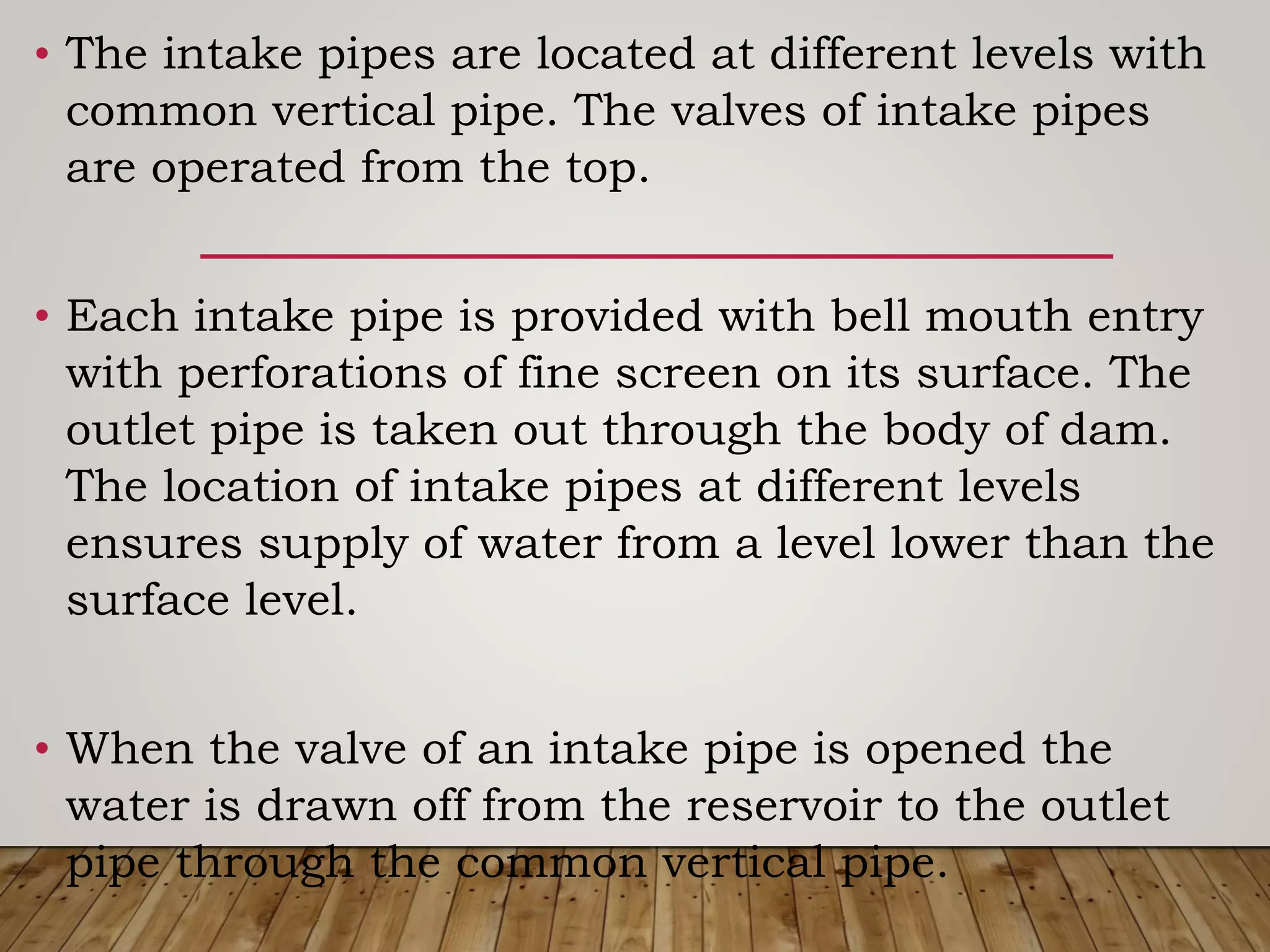 Intake structures in wwwe | PPT | Chemistry | Science