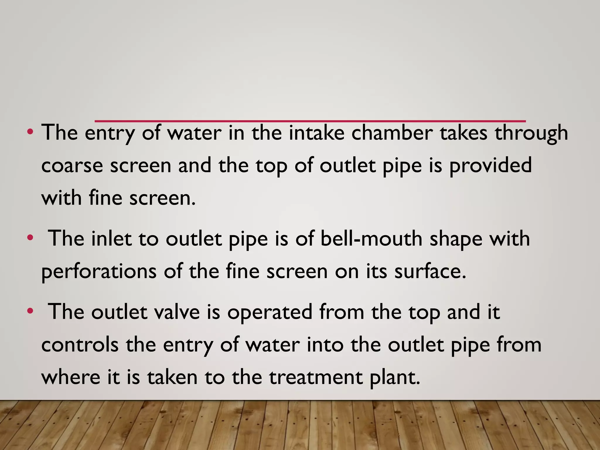 Intake structures in wwwe | PPT