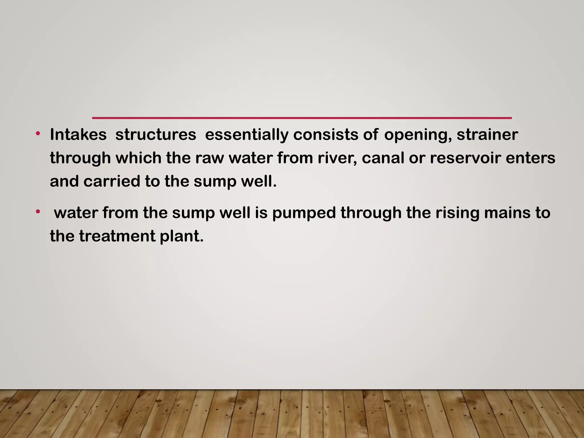 Intake structures in wwwe | PPT