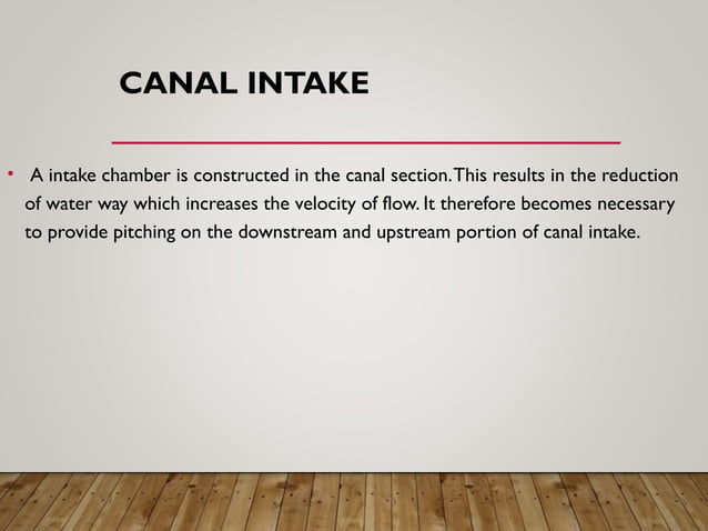 Intake structures in wwwe | PPT | Chemistry | Science