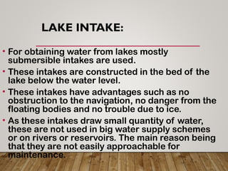 Intake structures in wwwe | PPT | Chemistry | Science