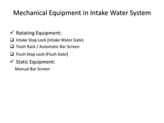 Intake Water System Design From River.pptx