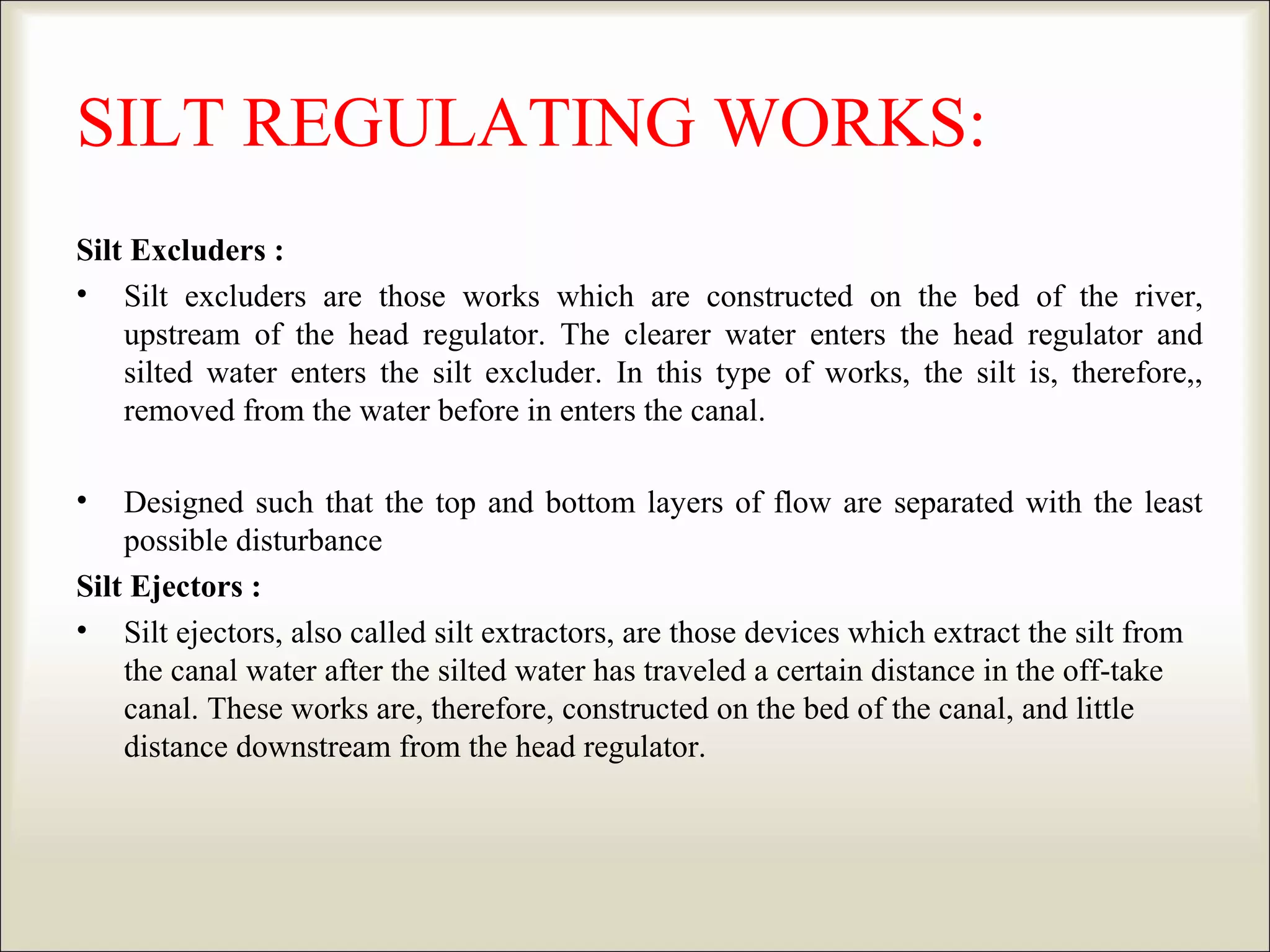 Intake works at diversion | PPT