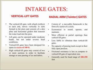 Intake works at diversion | PPT