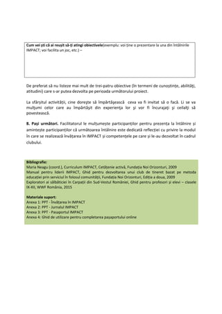 Întâlnirea II de reflecţie şi autoevaluare | PDF