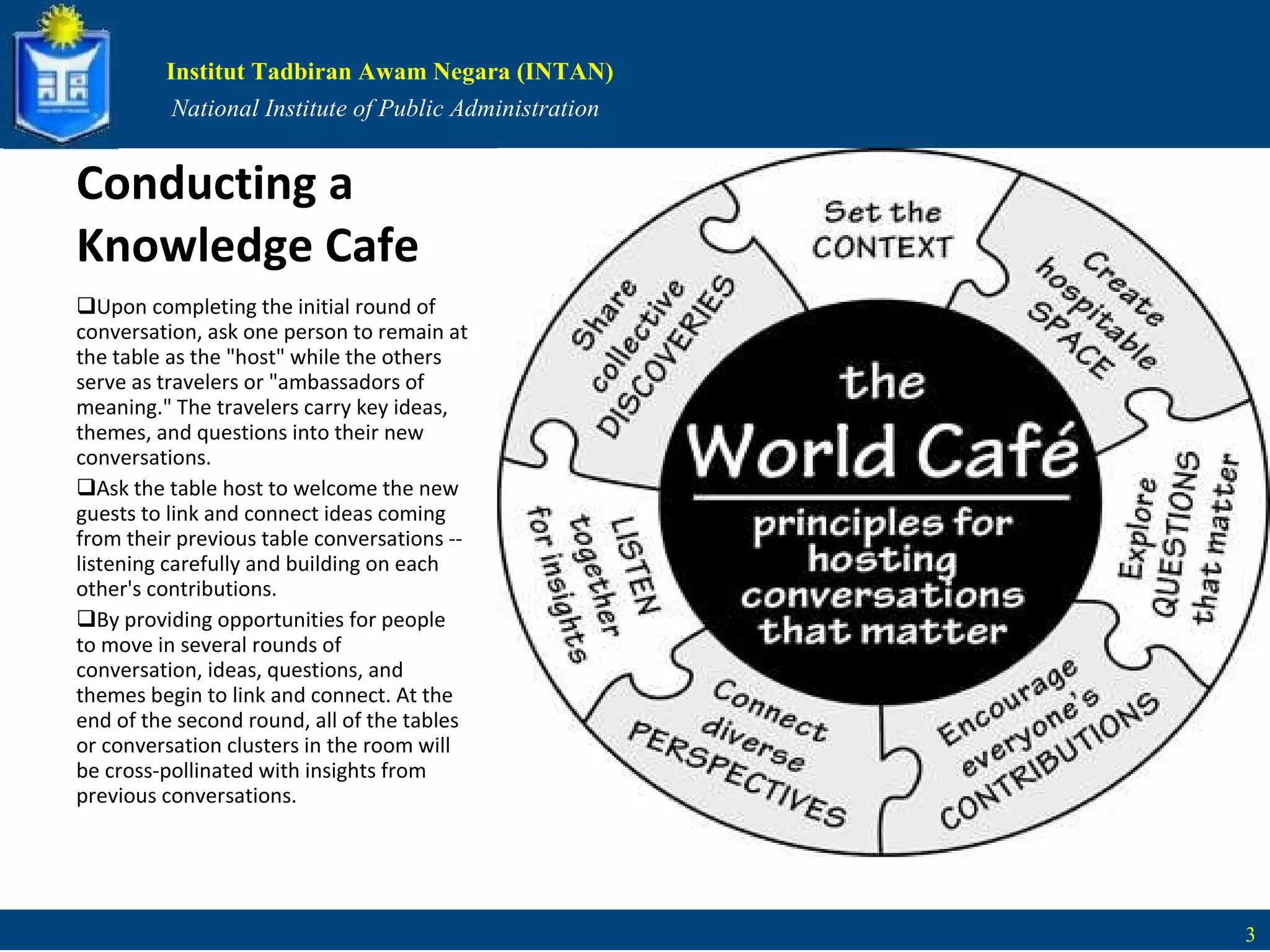 knowledge cafe | PPT