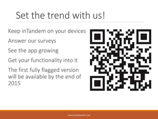 Intandem app - | PPT