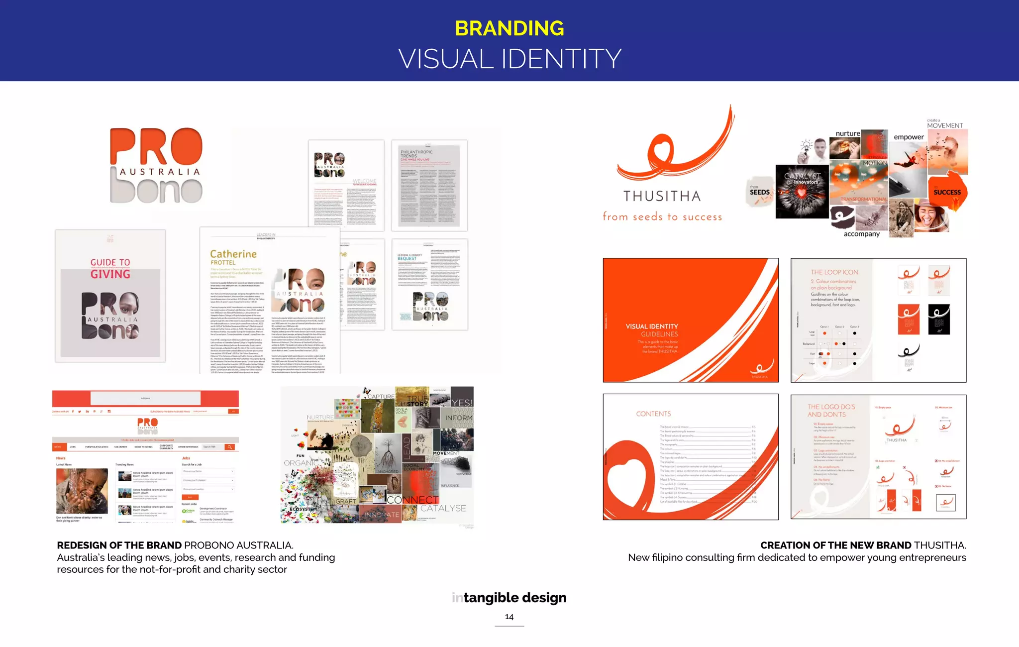 intangible design portfolio | PPT