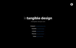 intangible design portfolio | PDF