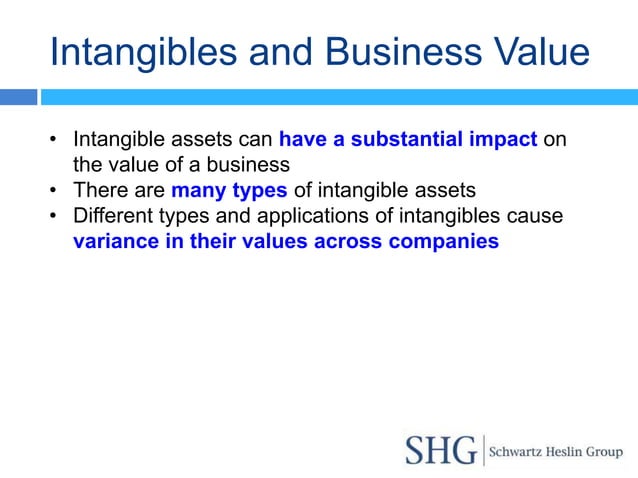 Intangible Asset Valuation | PPTX | Business | Business and Finance