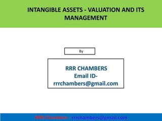 INTANGIBLE ASSETS - VALUATION AND ITS - PPT.pptx
