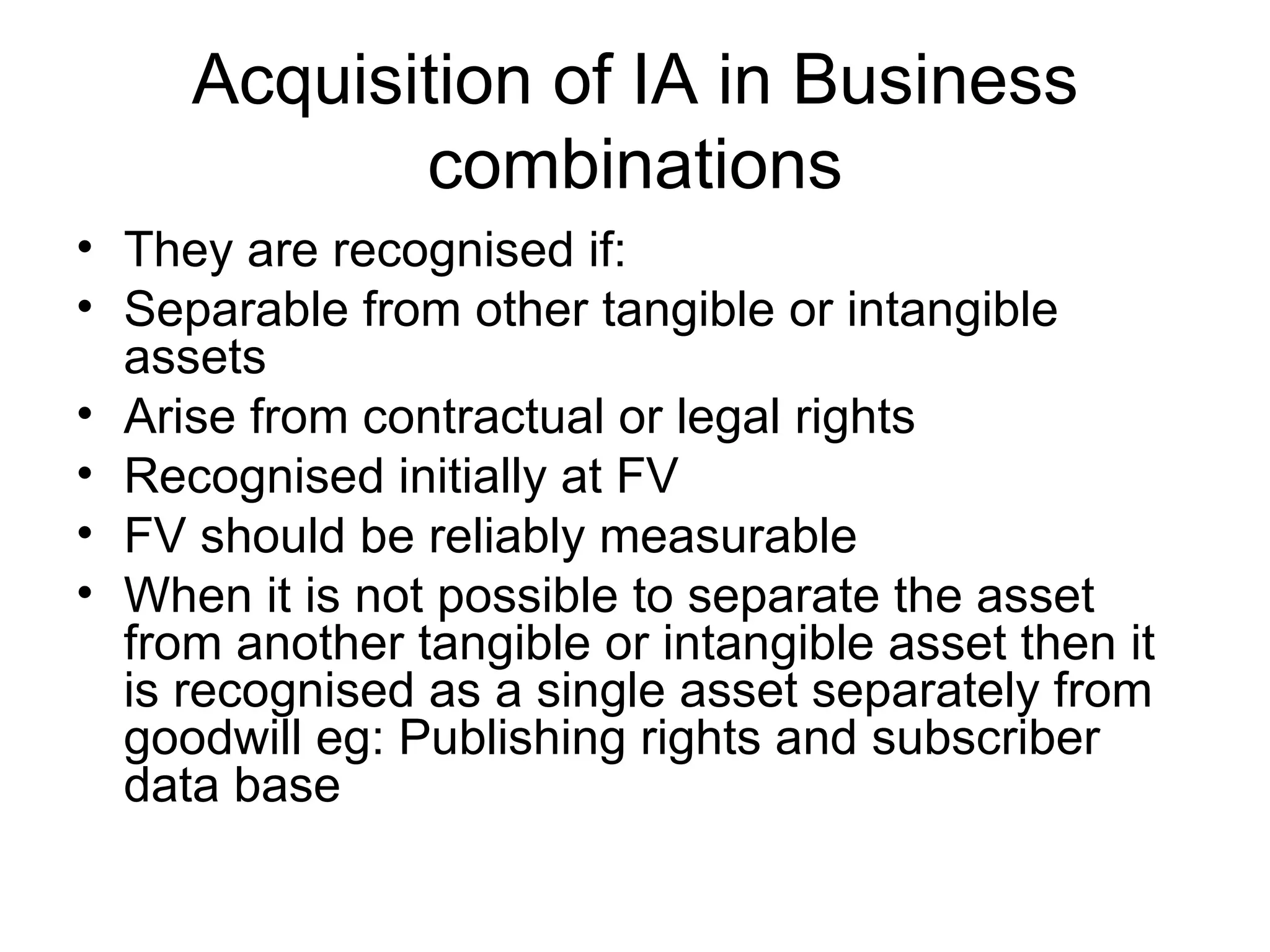 Intangible assets ias 38 | PPT