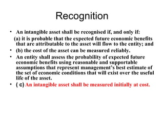 Intangible assets ias 38 | PPT