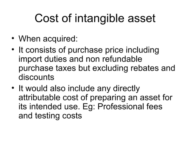 Intangible assets ias 38 | PPT