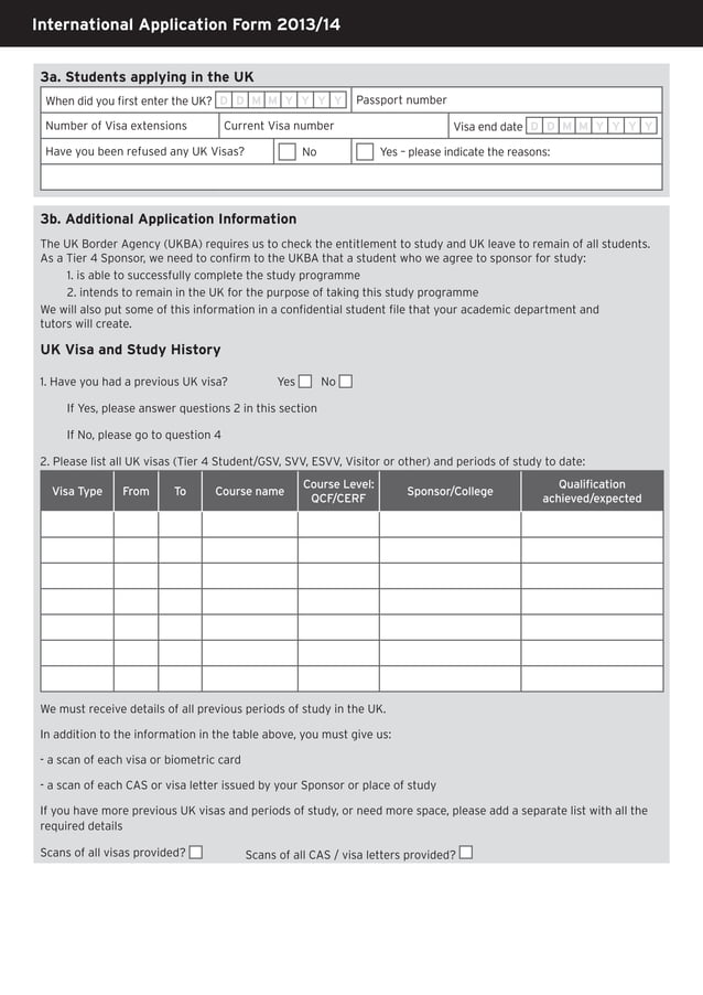 Ealing Hammersmith and West London College Int application form12 | PDF