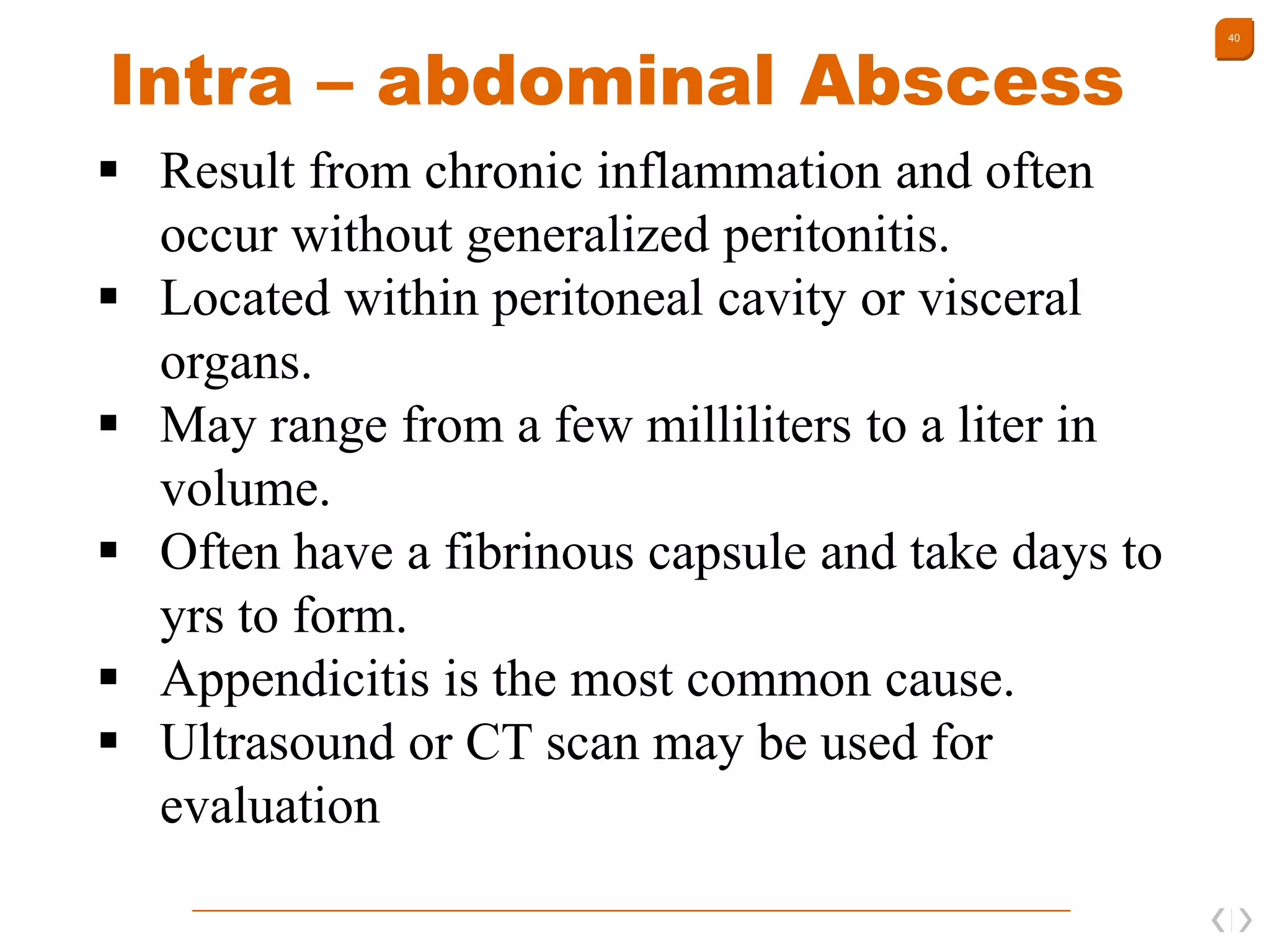 Intra-abdominal infections | PPTX