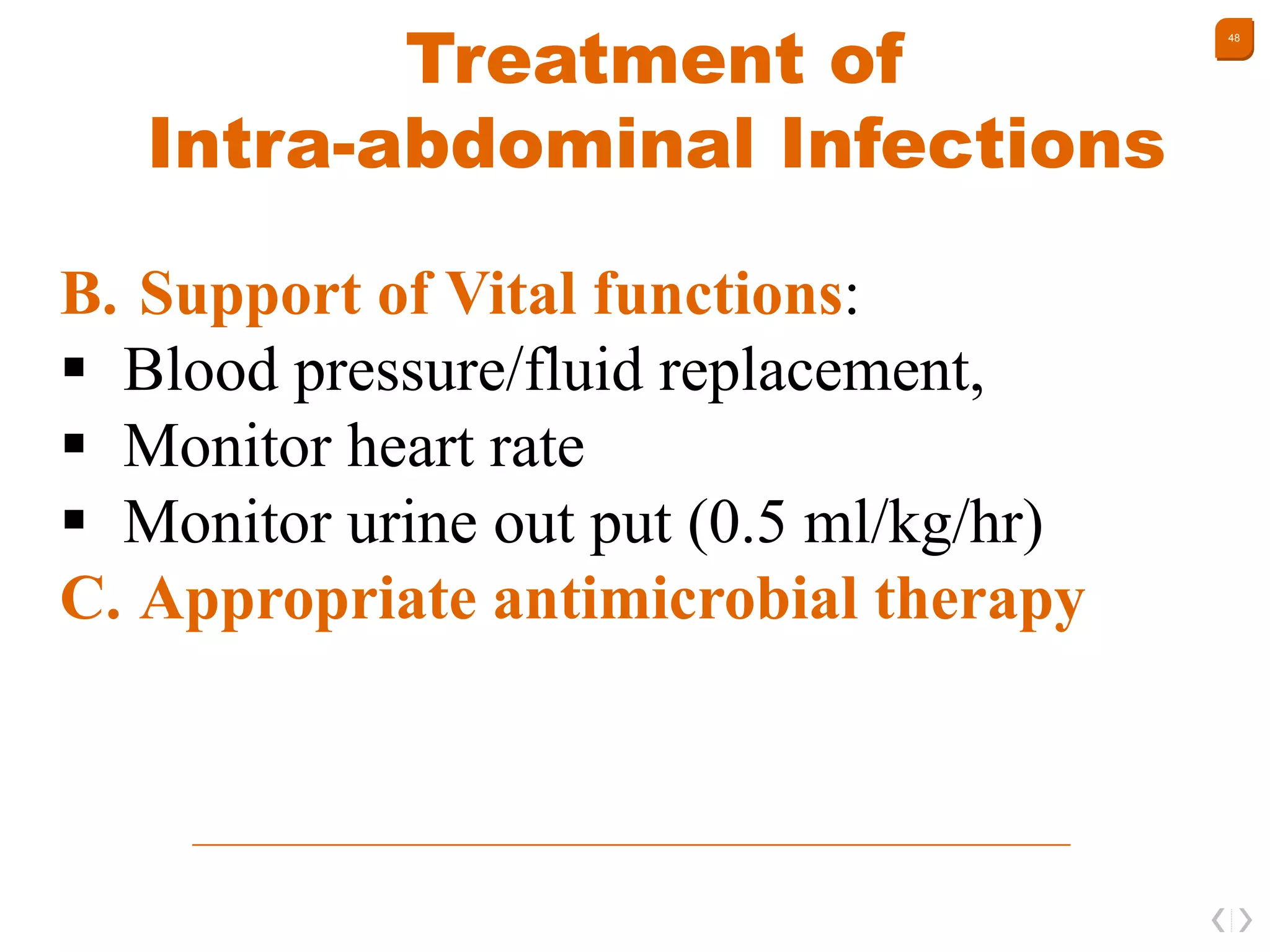Intra-abdominal infections | PPTX
