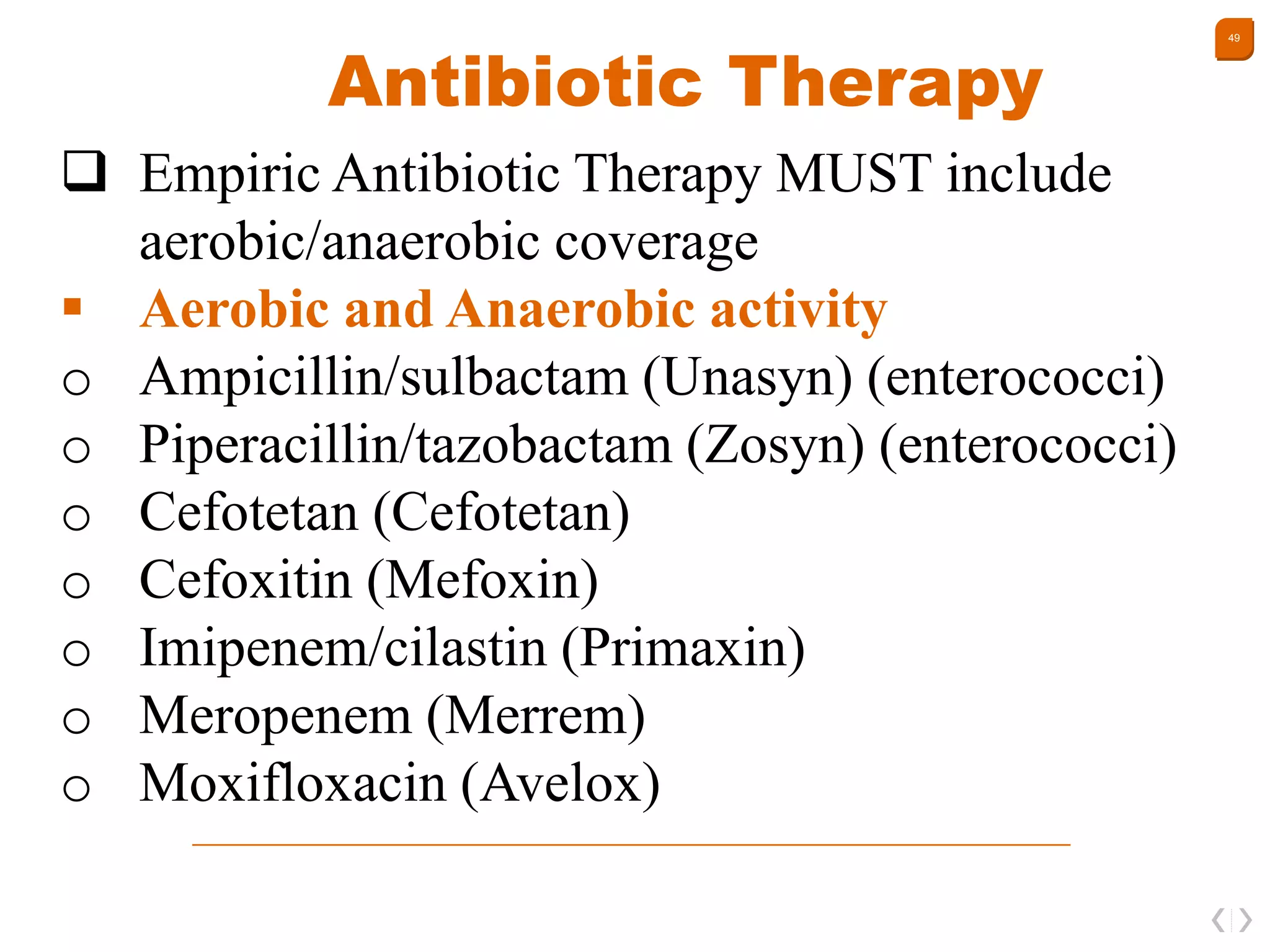 Intra-abdominal infections | PPTX
