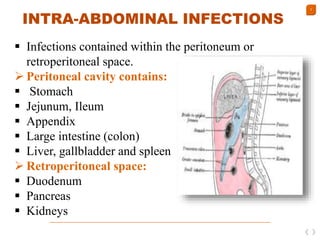 Intra-abdominal infections | PPTX