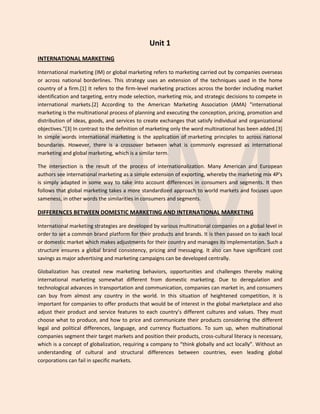 International marketing notes | DOCX