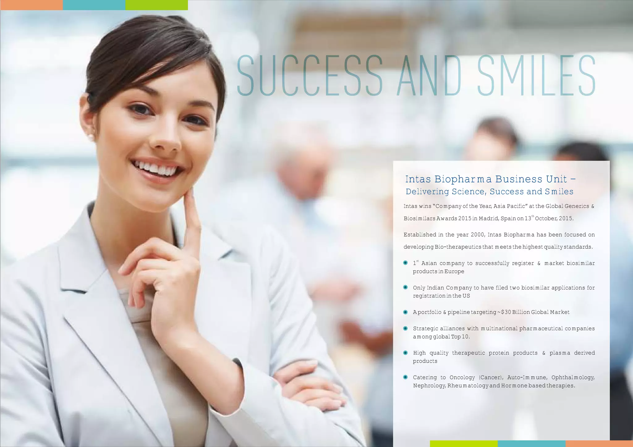 Intas Biopharma Brochure | PDF