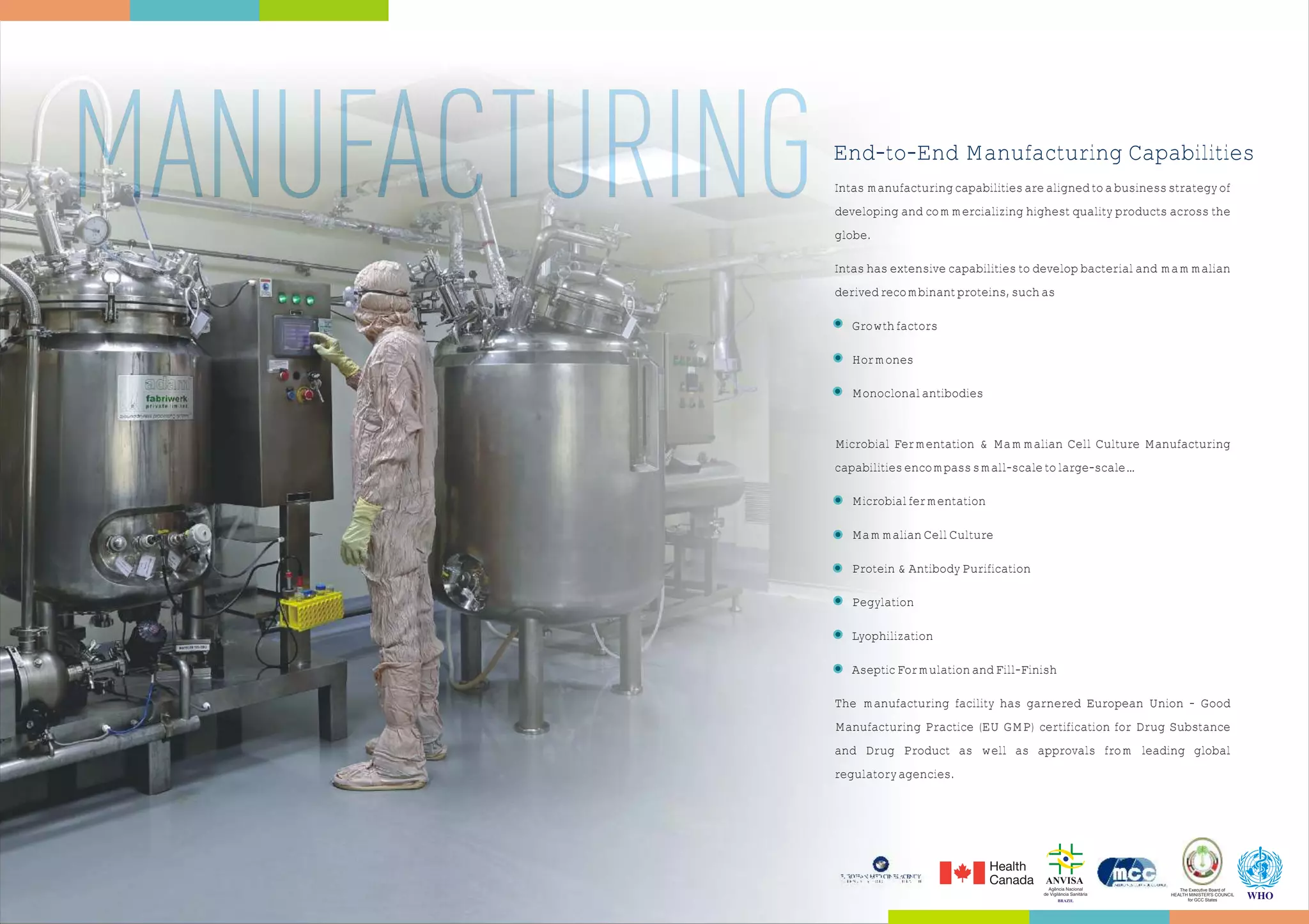 Intas Biopharma Brochure | PDF