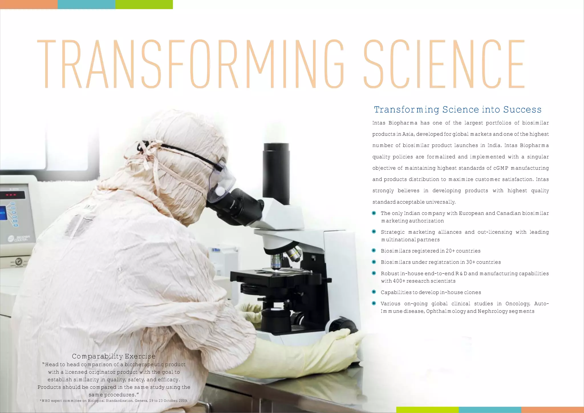 Intas Biopharma Brochure | PDF