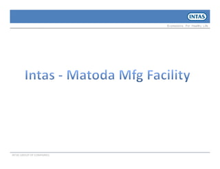 Intas corporate ppt | PDF