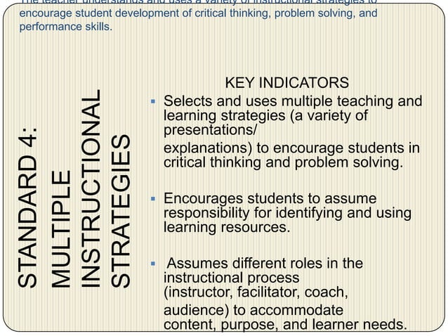 Intasc Standards presentation | PPTX | Professional School ...