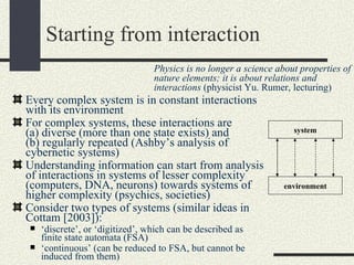 Revising the Theory of Information | PPT