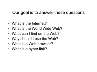 Internet Basics | PPT