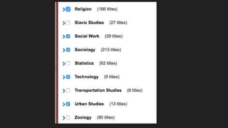 First Year Library Databases Presentation | PPTX