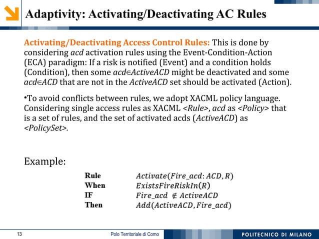 Risks in Smart Environments and Adaptive Access Controls | PPT