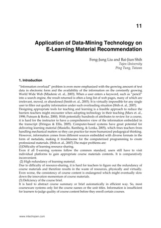 In tech application-of_data_mining_technology_on_e_learning_material_recommendation | PDF